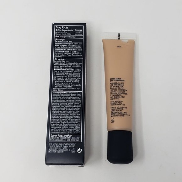 MAC Cosmetics | Makeup | New Mac Studio Sculpt Foundation Nc37 | Poshmark